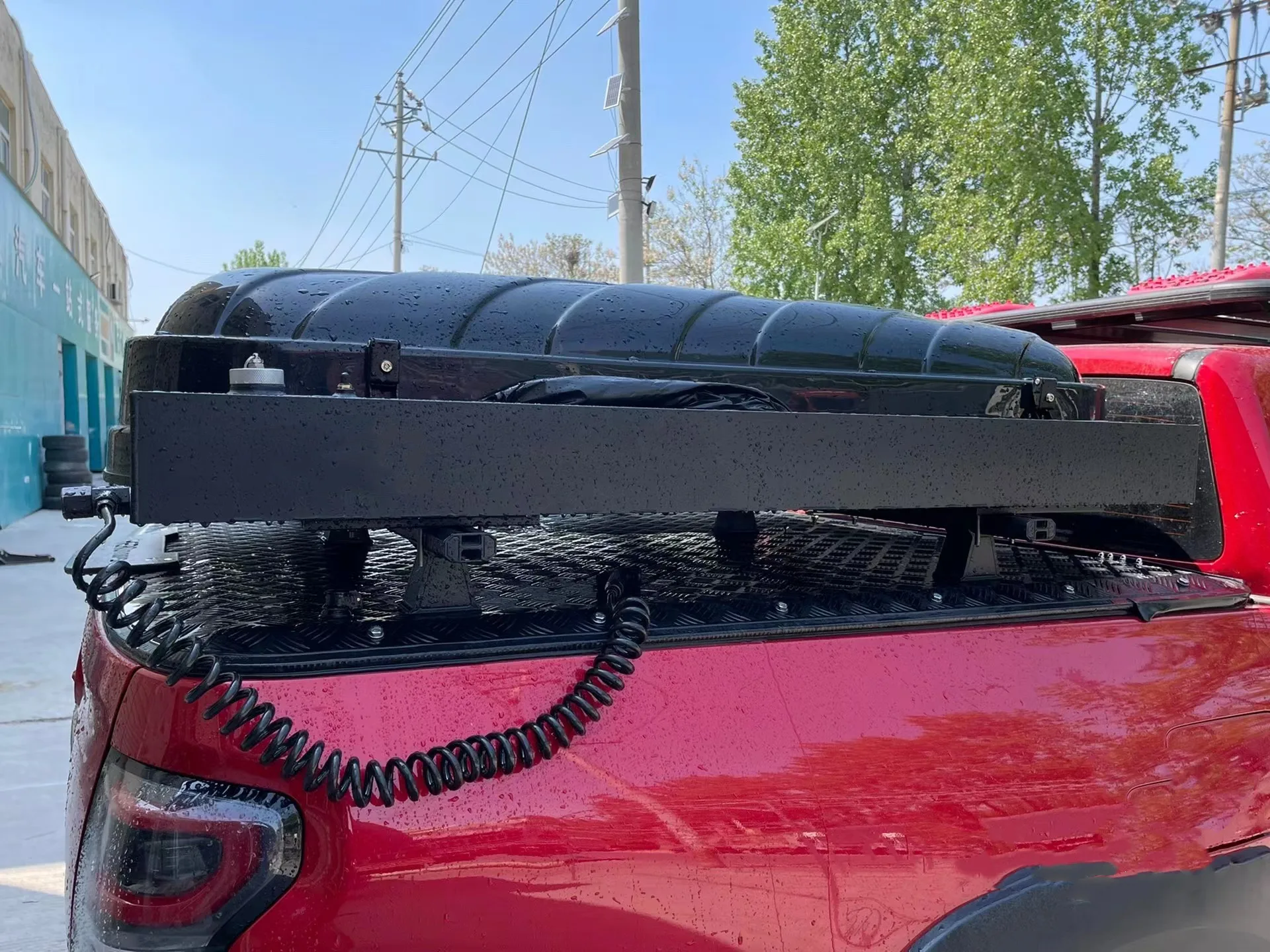 Car Roof Rack Mount Solar Shower With 15l 20l 26l - Buy Roadshower,Rack ...