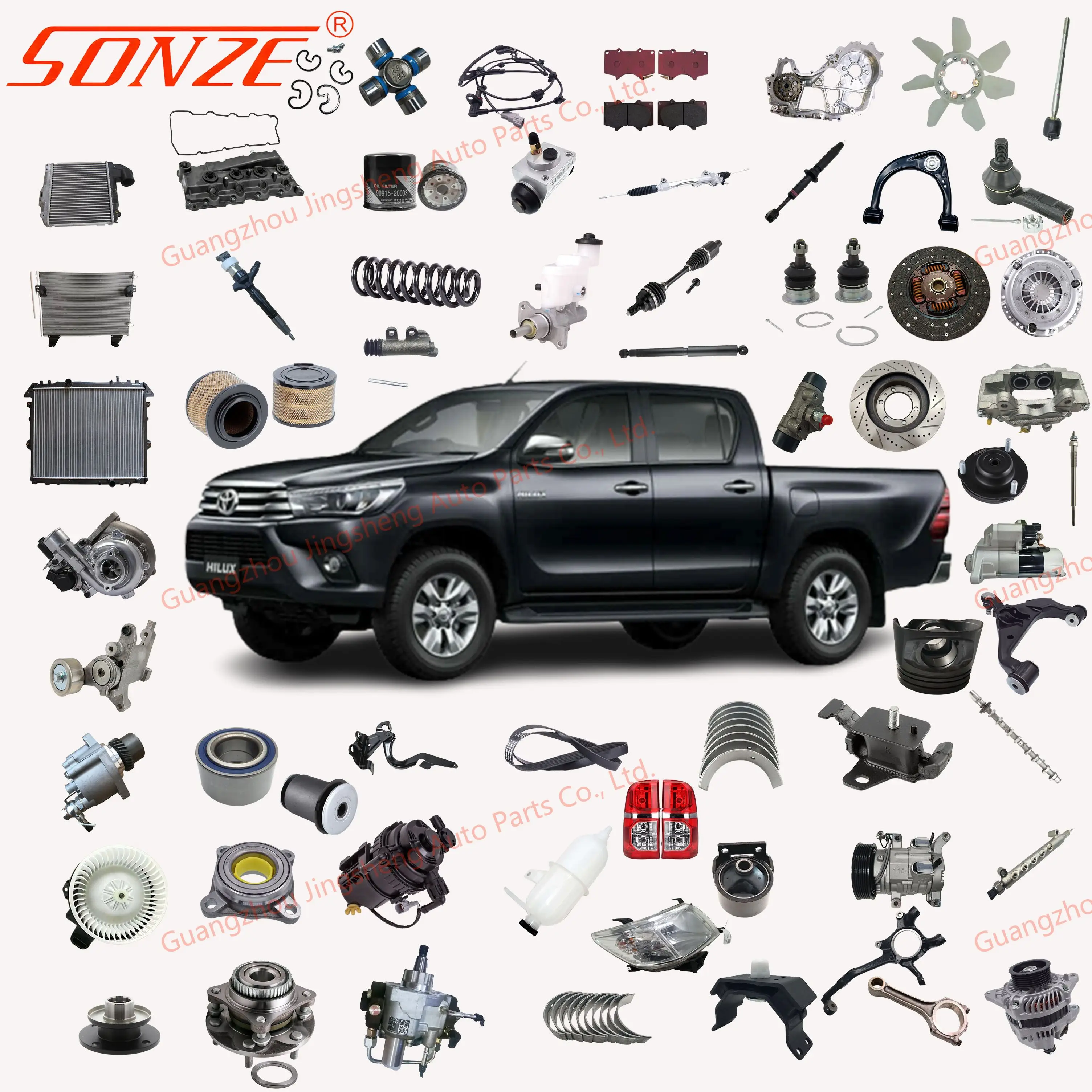 Japanese Auto Spare Parts - Engine Chassis for Toyota Hilux