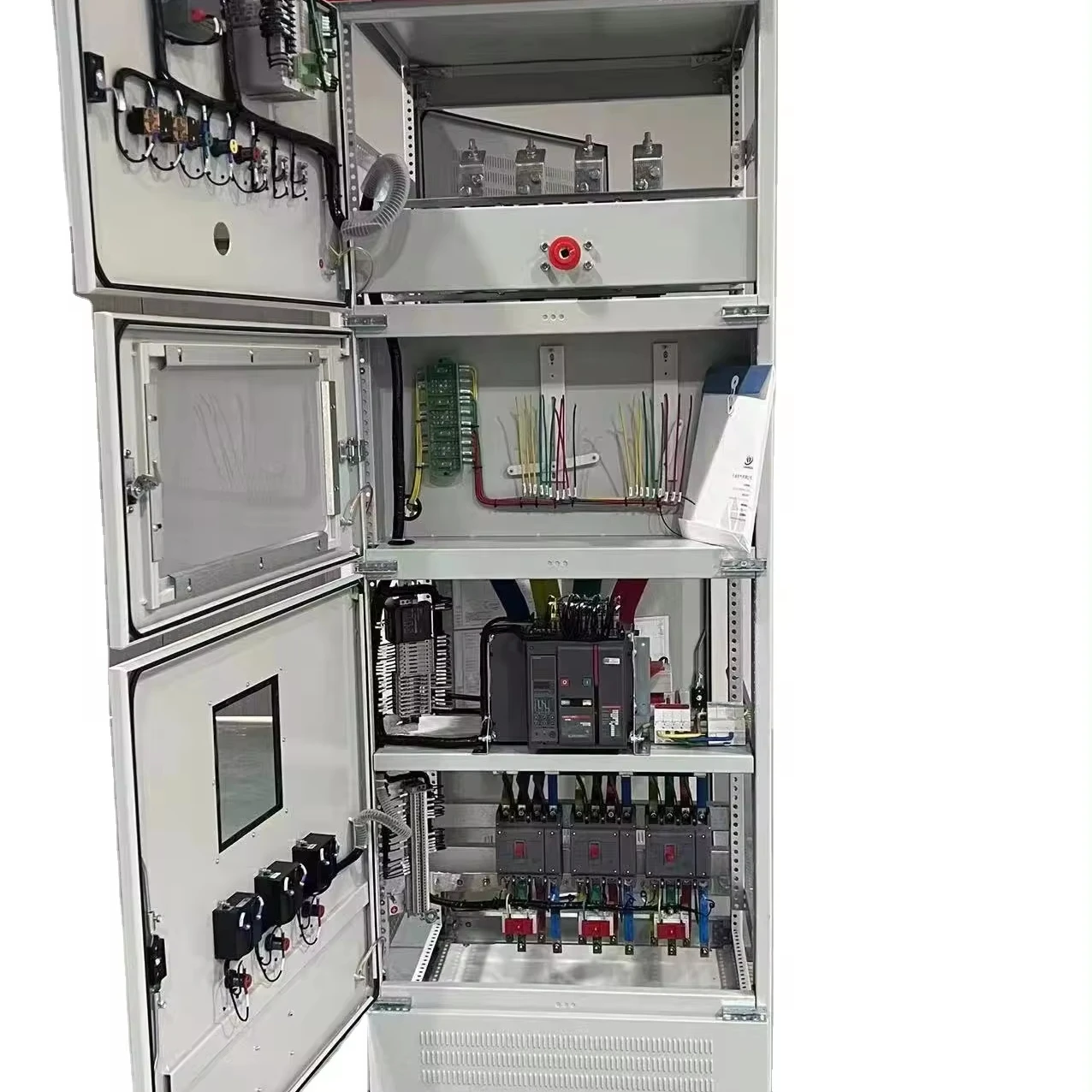 380v 3phase 4 Wire Electrical Switchgear Panel Plc/vfd Electric ...