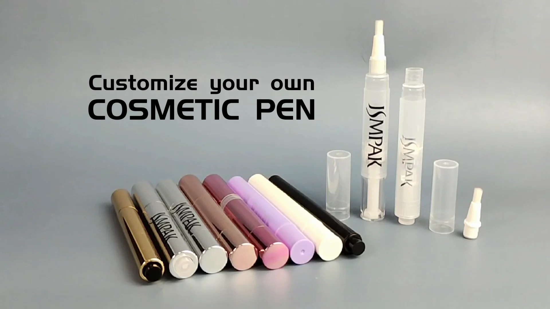 2ml 4ml Pink Metal Shell For Empty Cosmetic Nail Cuticle Oil Empty ...