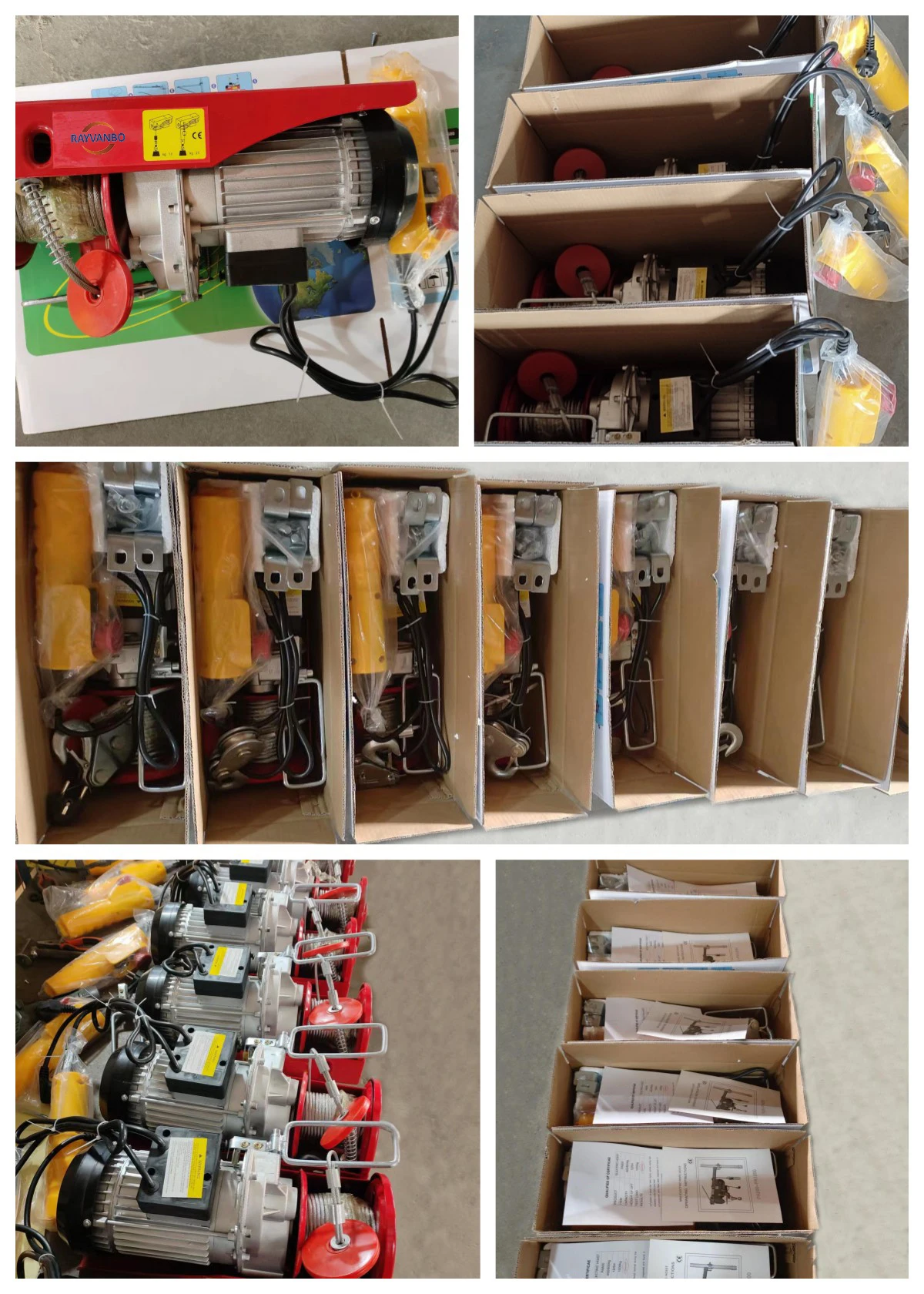 Pa200 Pa400 Pa500 Pa600 Pa800 Pa1000 Remote Control Mini Electric Hoist ...