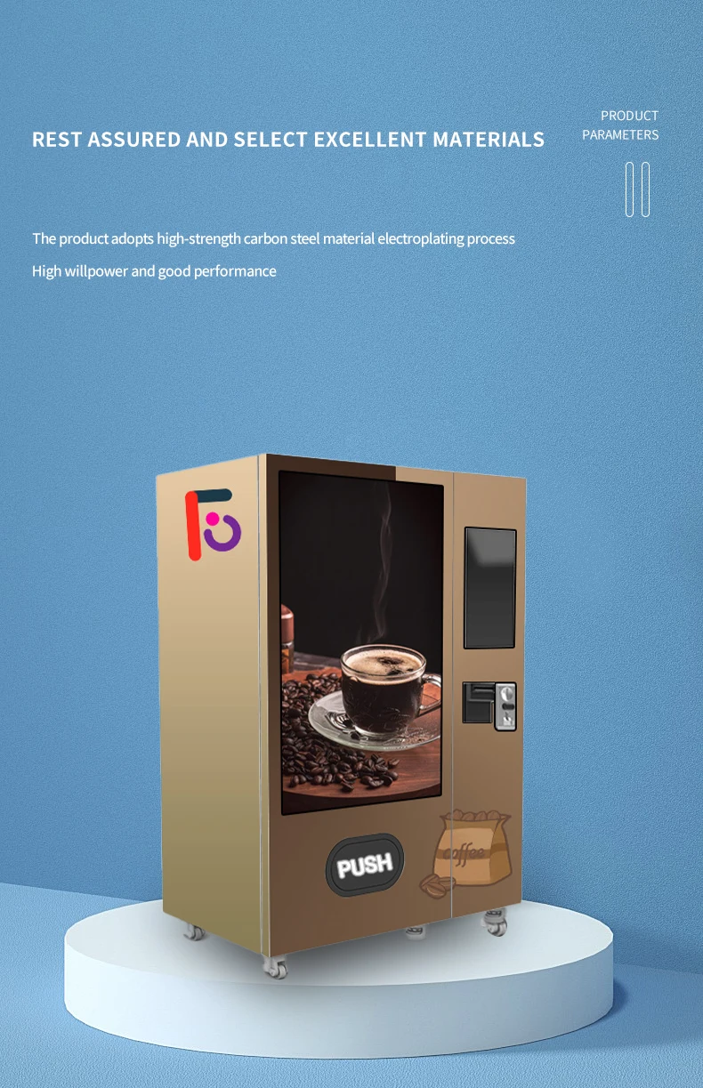 Commercial Robot Smart China Coffee Vending Machine Price Delivery Coin ...
