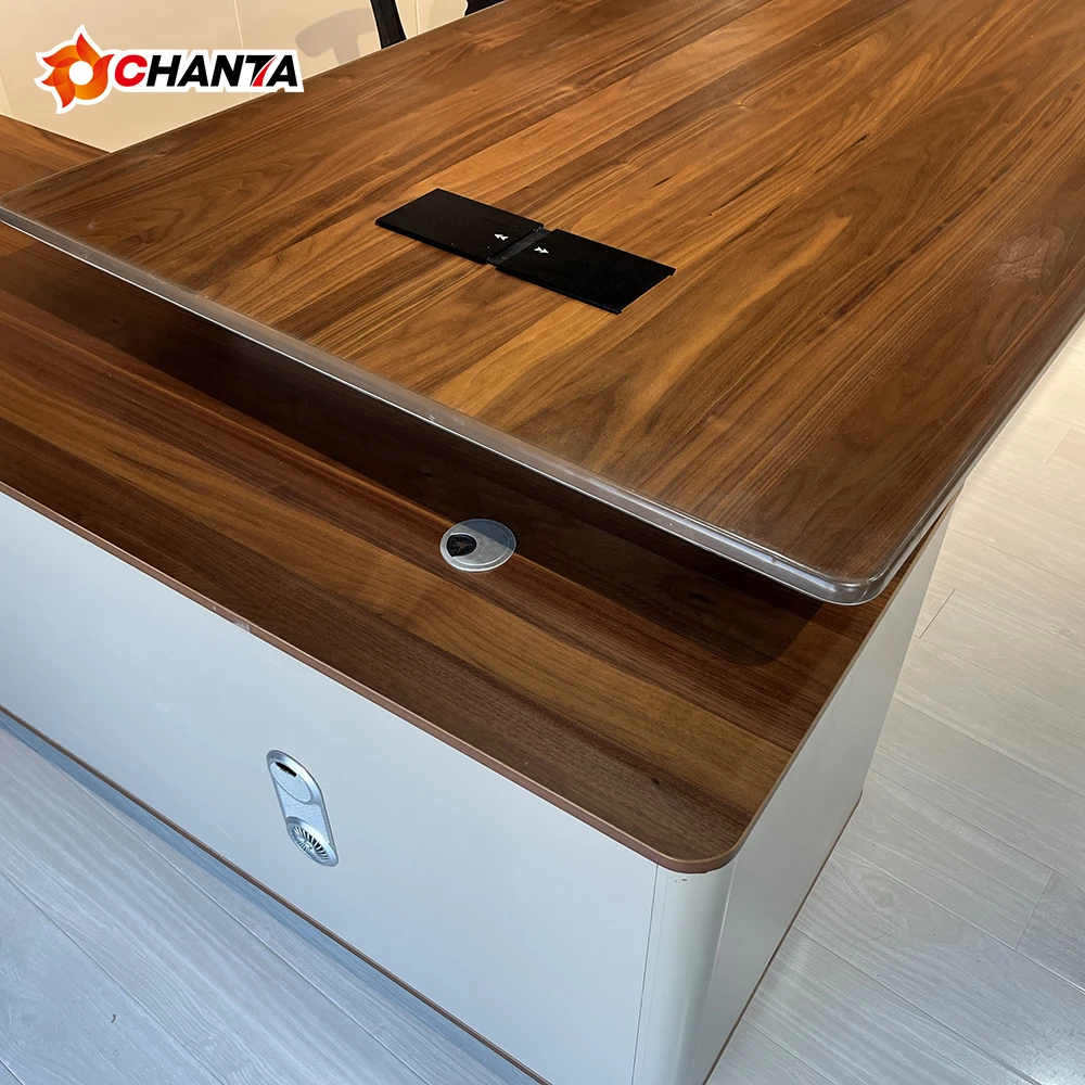 Modern Luxury Work Executive Office Desk Set Ceo Office Table With ...