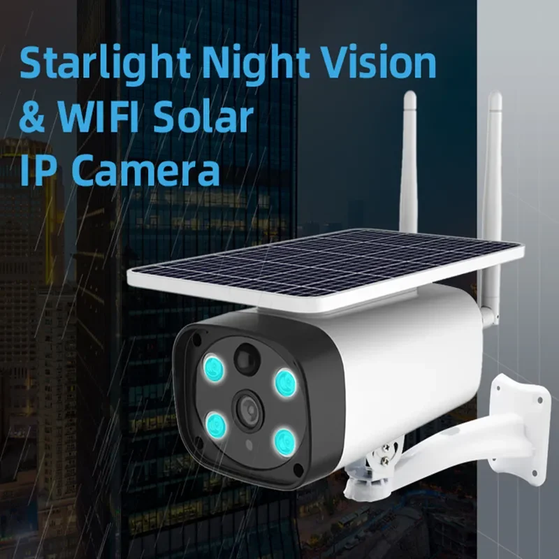 Ubox Ubia 3MP Solar Wifi Camera - Night Vision & Waterproof