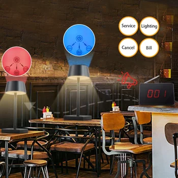 European Mini Rechargeable Cordless Touch Table Lamp Indoor Outdoor ...