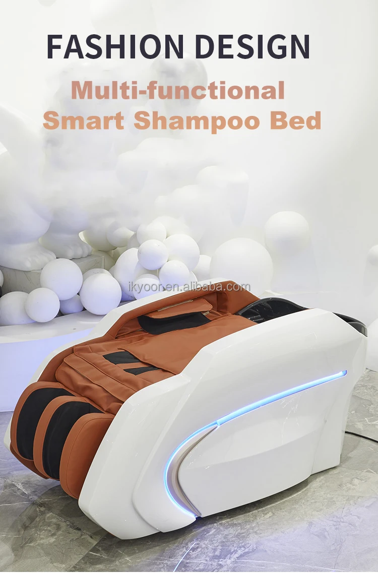 Beauty Hair Salon Shampoo Chair With Massage Electric Recliner Massage ...
