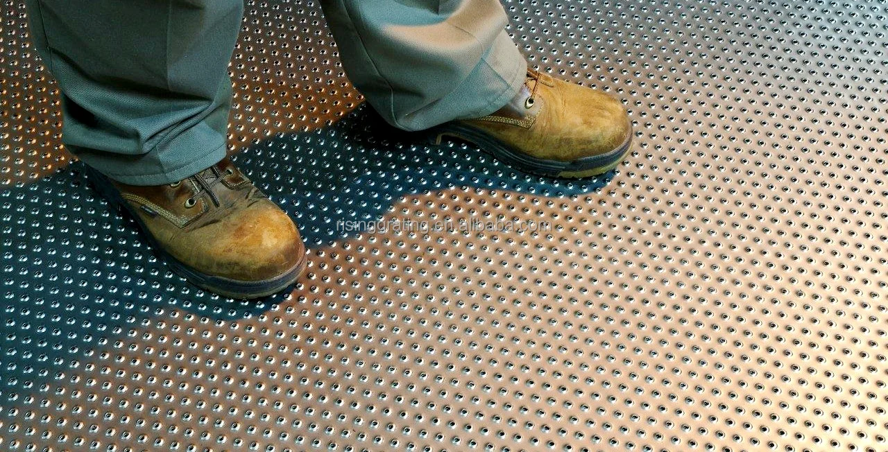 Walkway Catwalk Grip Strut Perforated Safety Grating Plank