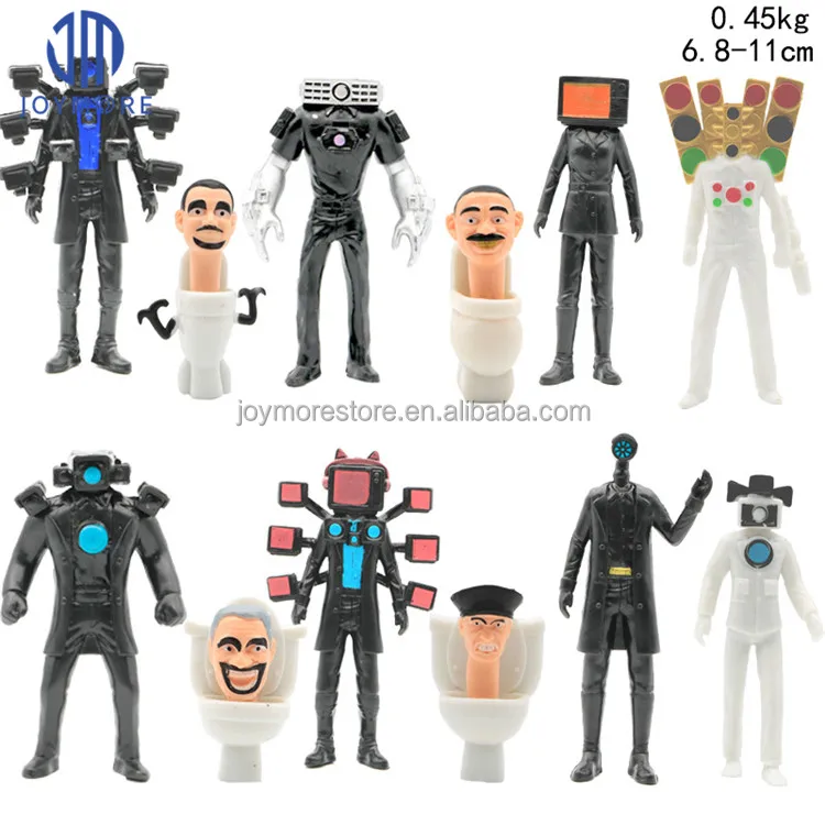 Jm Skibidi Figure Toilet Man Monitor Person Cameraman Figurine Children ...