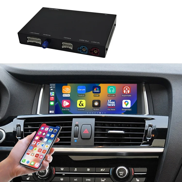 Wireless Carplay Retrofit Kit Decoder For Bmw X3 With Nbt System F20 ...