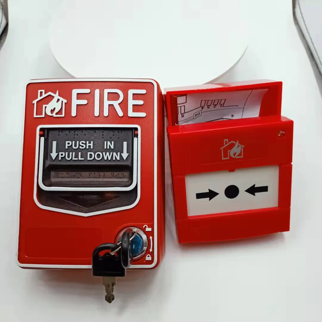 Manual Call Point Fire Alarm Panic Push Button Factory Fire Alarm ...
