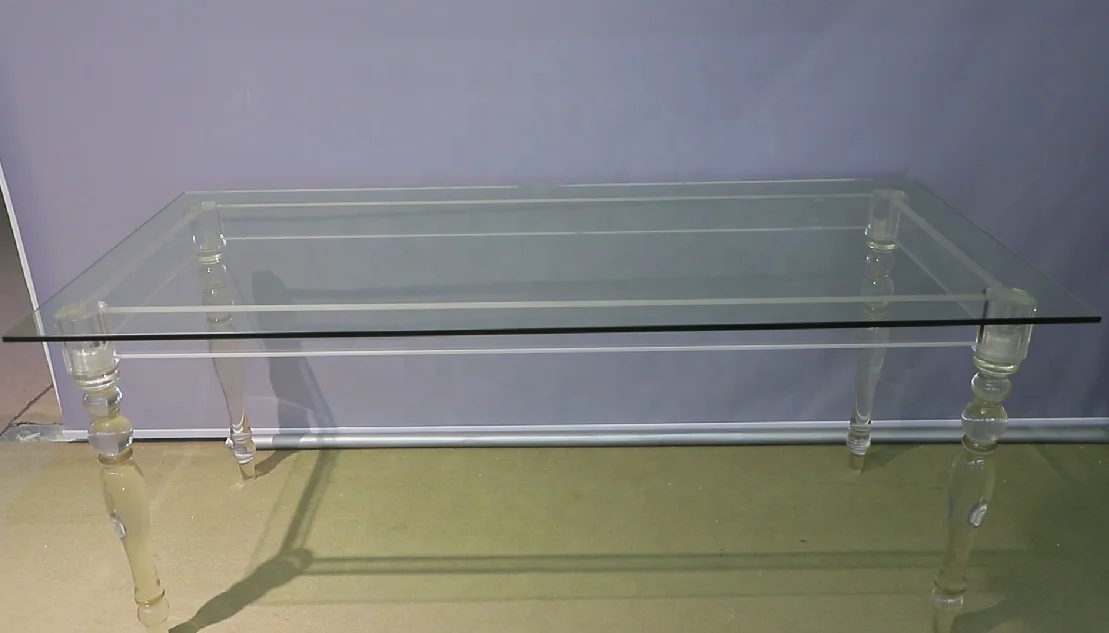 Modern Design Transparent Acrylic Wedding Table