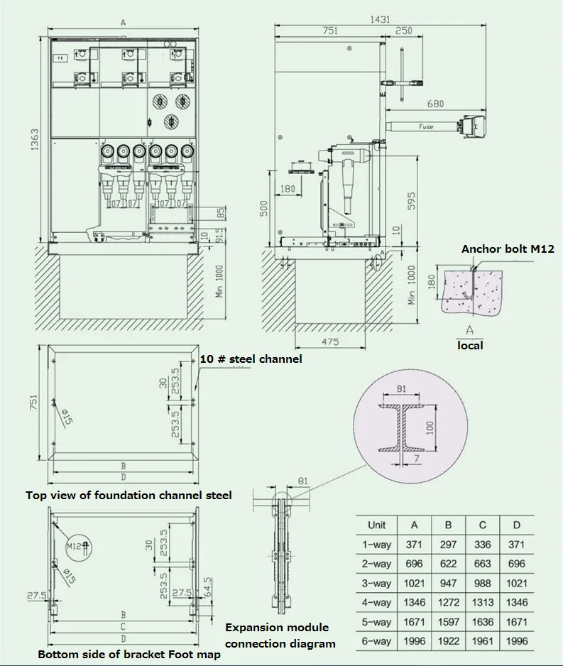 SRM-12KV High Voltage Inflatable Ring Net Cabinet Electrical Control ...