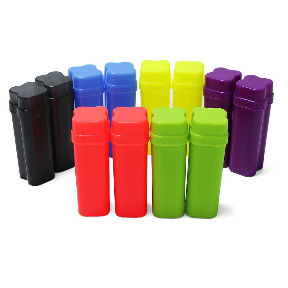 Portable Plastic Cigar Tubes Travel Case Humidor Pocket Cigar Case With ...