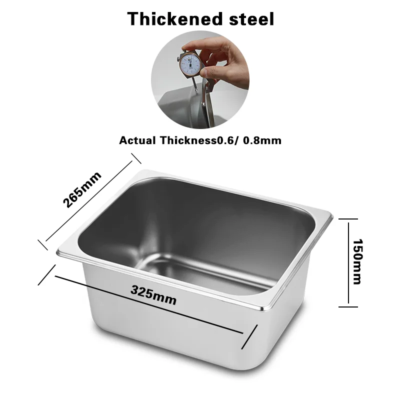 Daosheng GN Pans - Durable Stainless Steel Food Containers