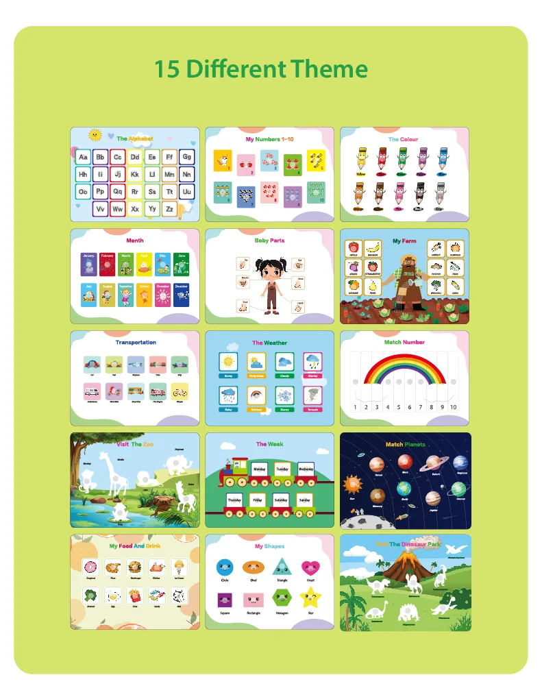 Best Seller Custom Design Toddler Interactive Busy Book Sets Montessori ...