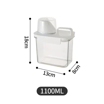 2800ml Plastic Bulk Food Storage Container Grain Transparent Tank Rice ...