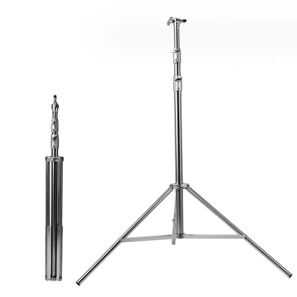 2.8m Stainless Steel Light Stand Heavy Duty Tripod Studio Softbox ...