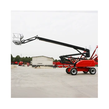 All-terrain Diesel Boom Lift Manual Rotator Telescopic Man Lift New ...