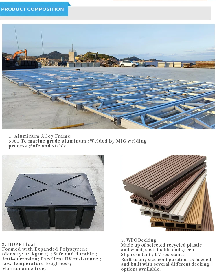 Rapid Assembly Modular Floating Platforms Long-lasting & Safe Decking ...