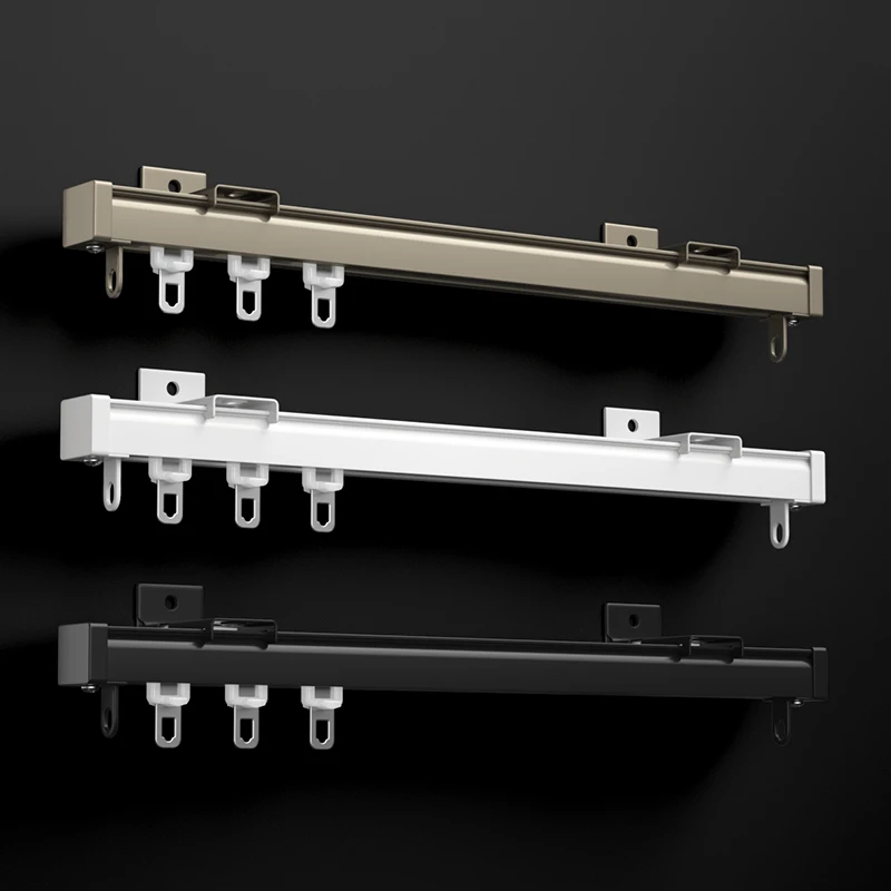 High Quality Little Square Thick Aluminum Alloy Curtain Track Rail ...