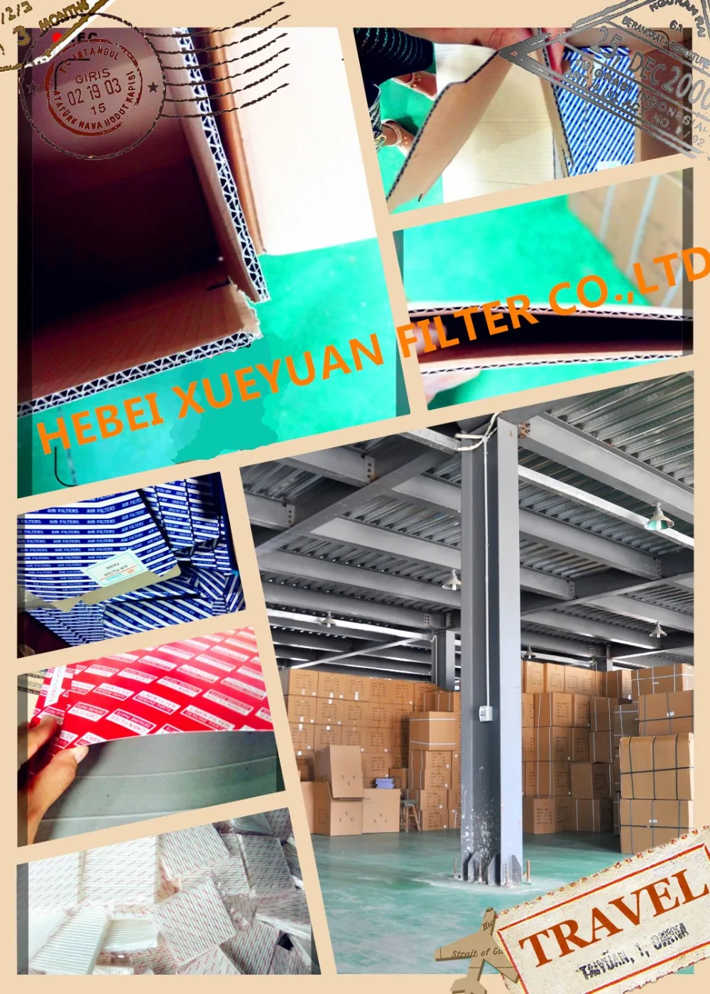 Truck Spare Parts Channel Flow Air Filter Me422880 Mitsubishi Fuso Air ...