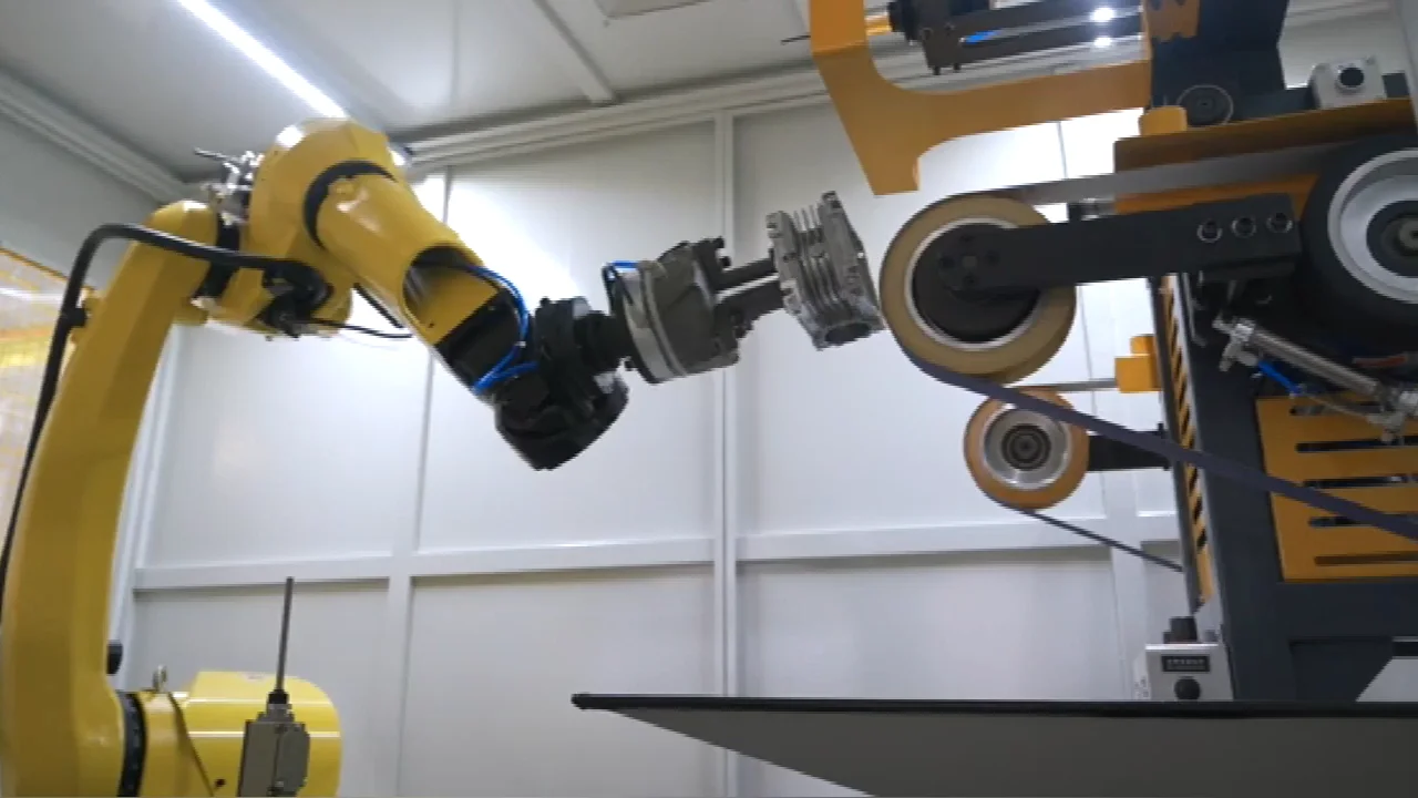 Robotic Automatic Deburring Satin Finishing Polishing Machine For ...