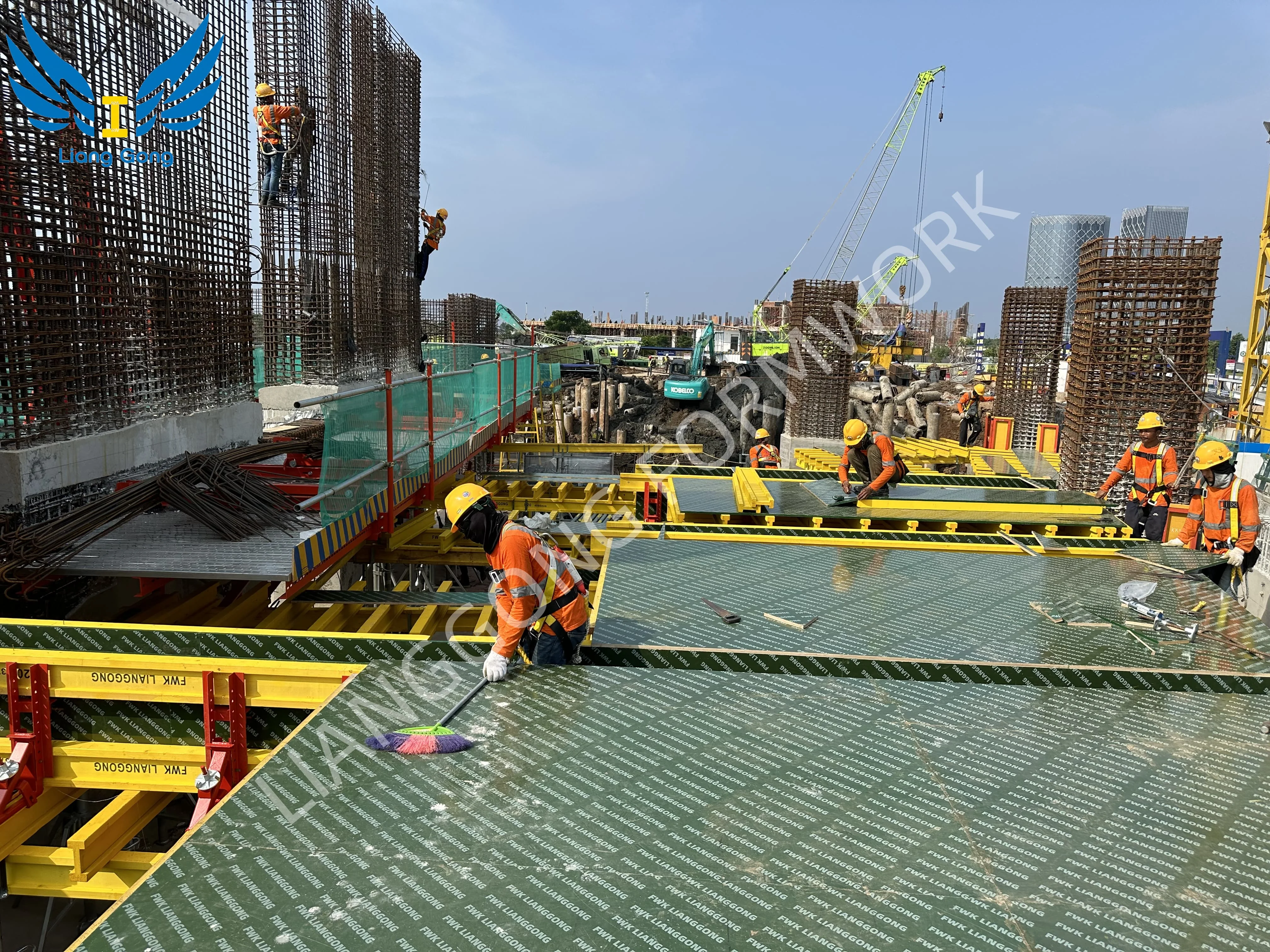 Table Formwork Slab Formwork Shifting Trolley for Concrete