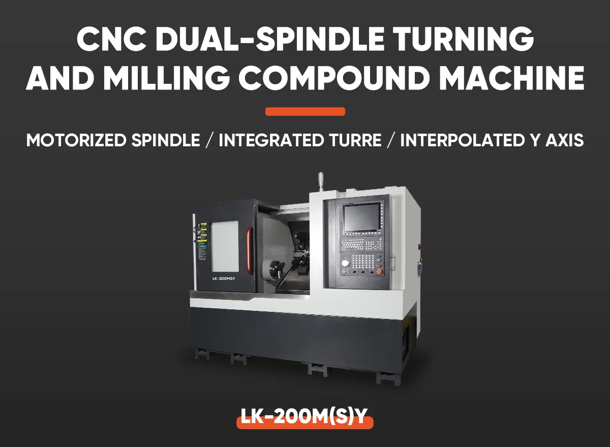 Small Dual Spindle Cnc Lathe Fanuc Gang Tool Lathe Slant Bed Factory ...