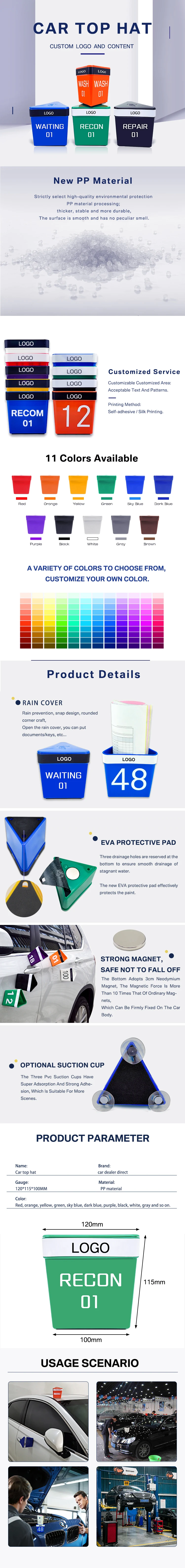 Magnetic Car Number Car Roof Top Signs Magnetic Car Roof Signs - Buy ...