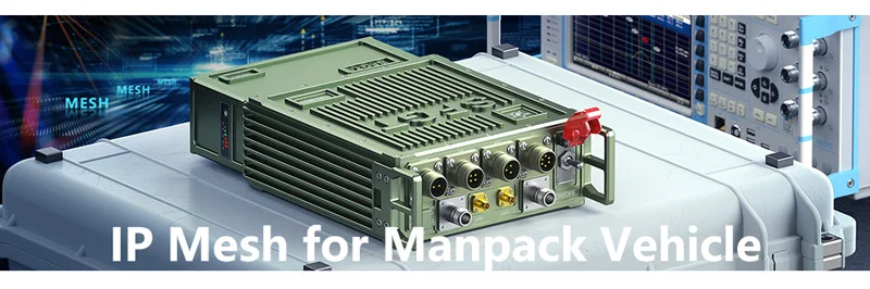 MIMO/MANET Ad-Hoc Network Communication IP MESH Radio