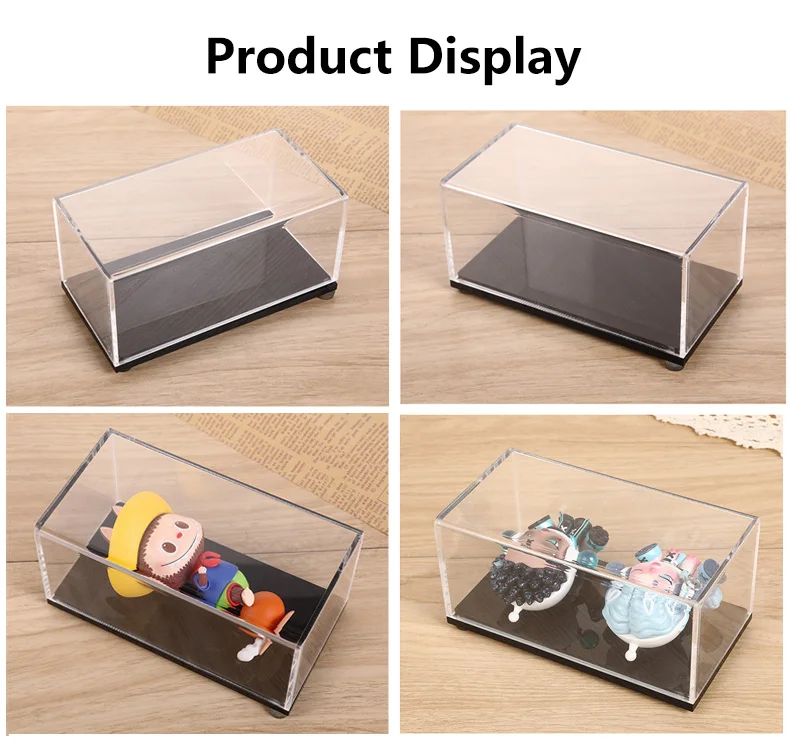 Factory Wholesale Custom Clear Acrylic Display Storage Box With Matte ...