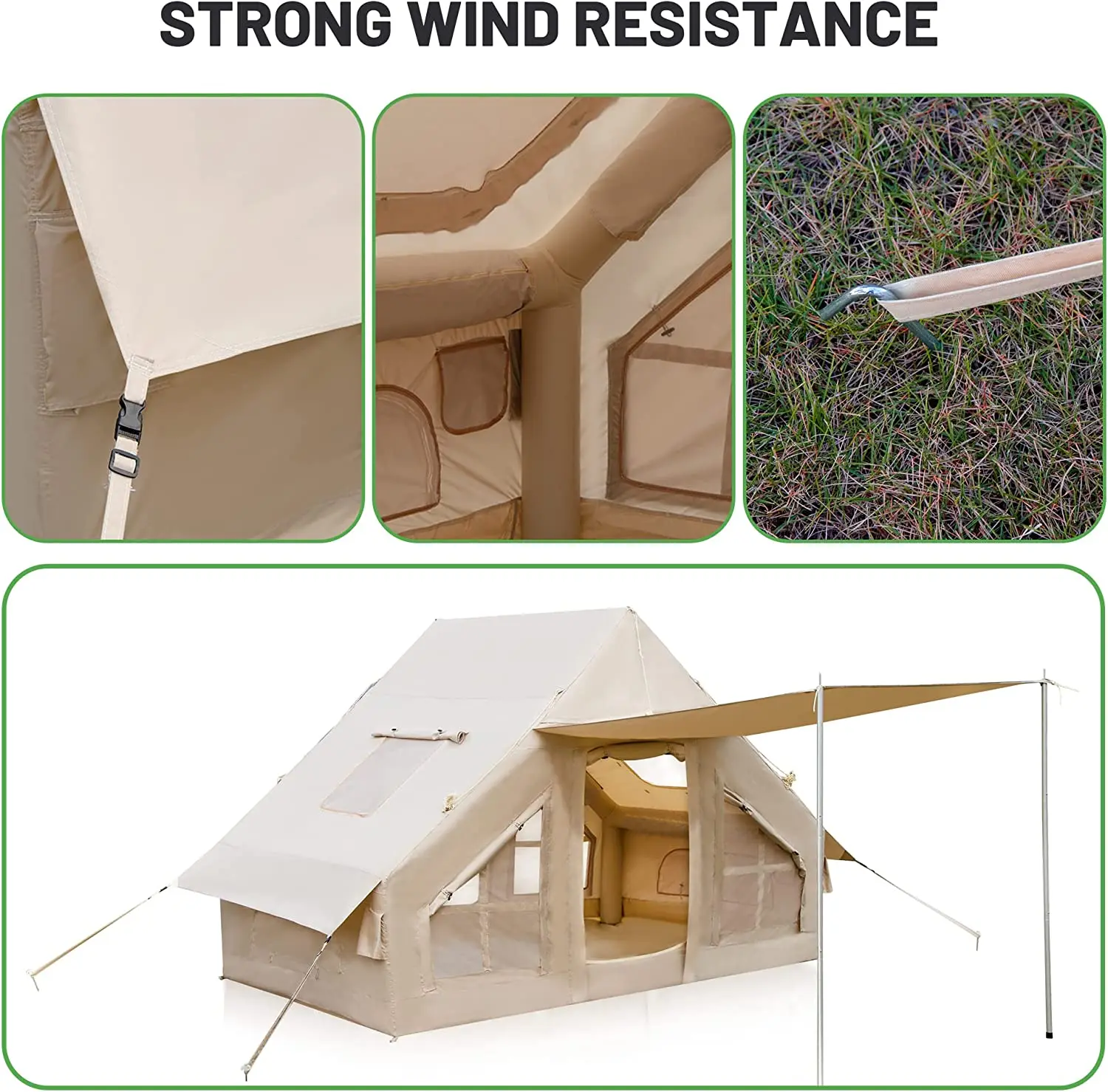 Best Outdoor Waterproof 4 Season Oxford Air Inflatable Camping Tents ...