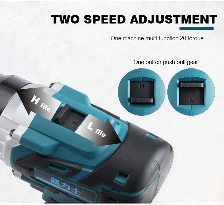 Guang Chen 20v High Quality Cordless Impact Wrench Tools Lithium-lon ...