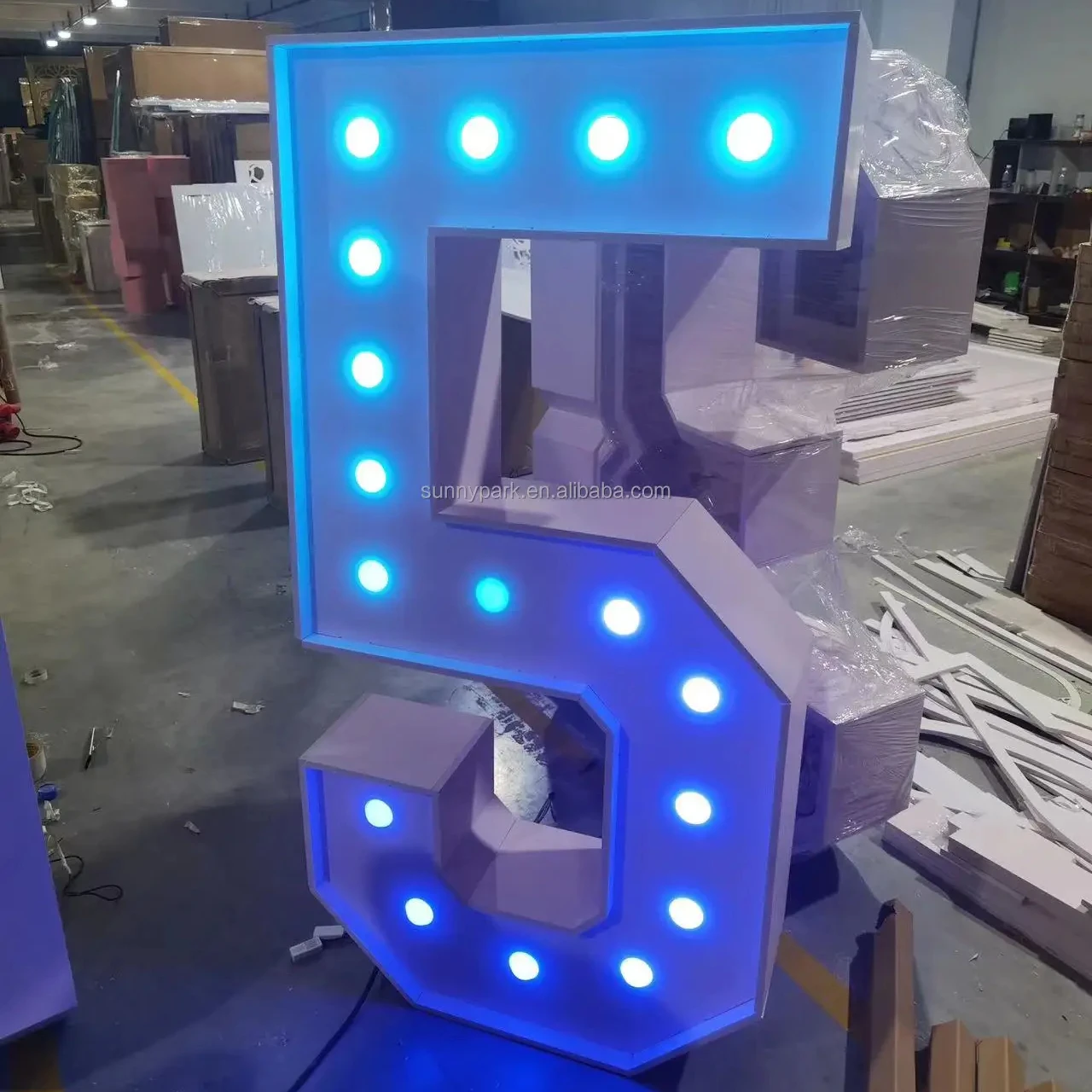 Big Letter Signs Marquee large Led Numbers Tall 4ft Marquee Sign Free ...