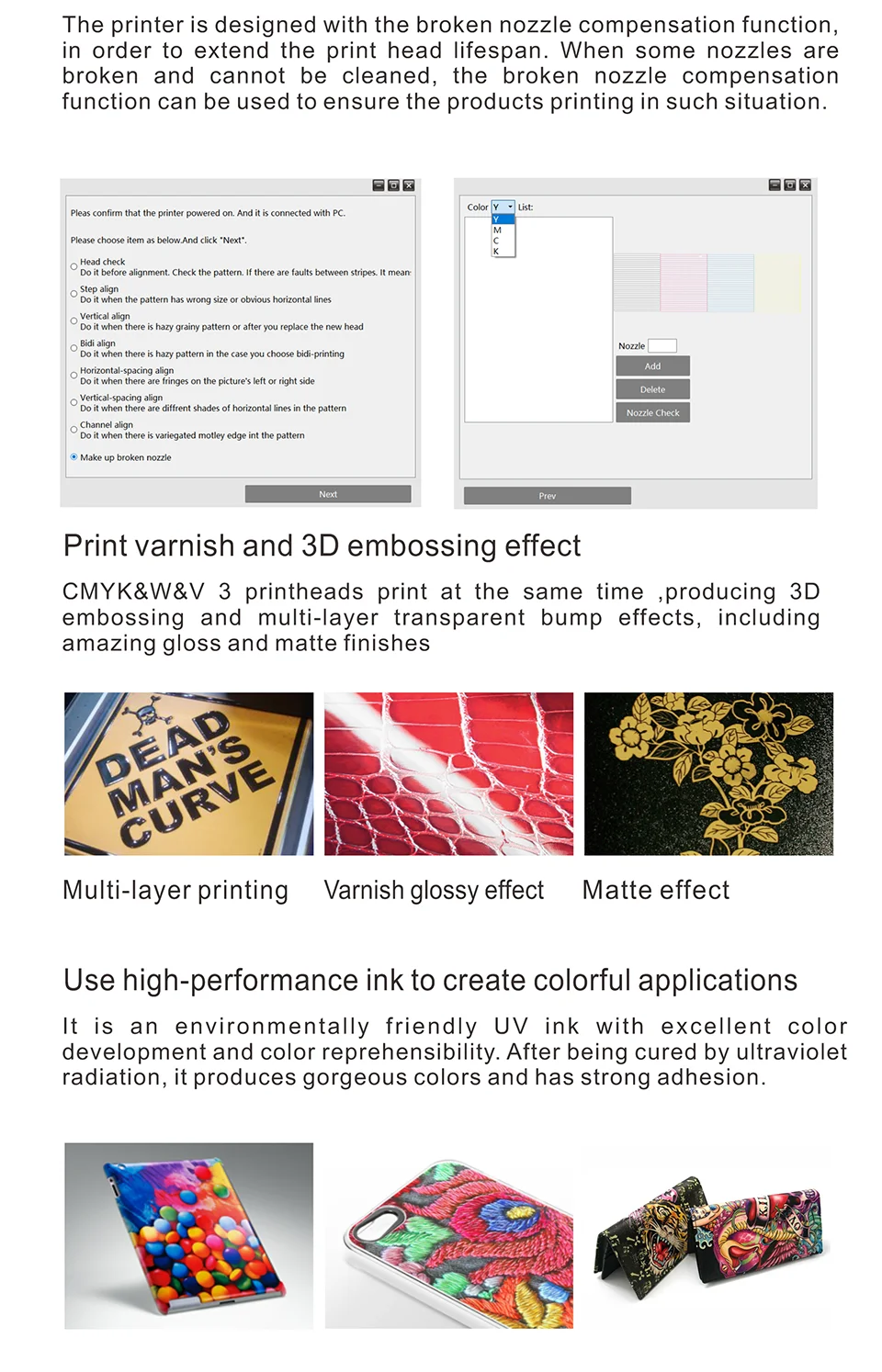 Nocai uv 6090 트럼프패 인쇄 기계 UV 인쇄기 2400 인치 당 점 고해상 3D 효력| Alibaba.com