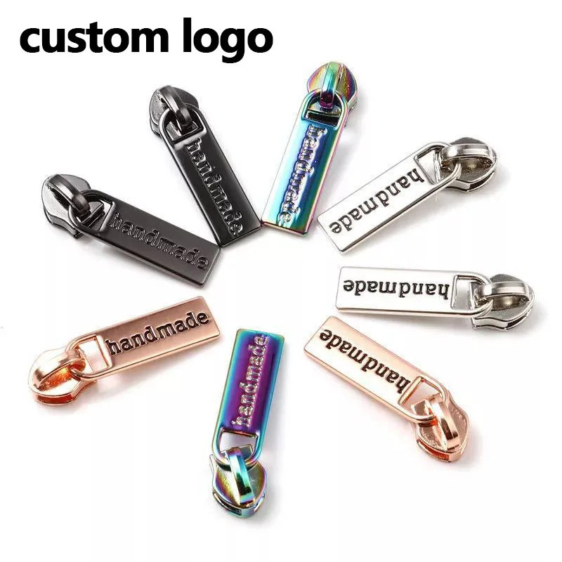Factory Wholesale Custom Zipper Pulls Electroplating Metal Slider For ...