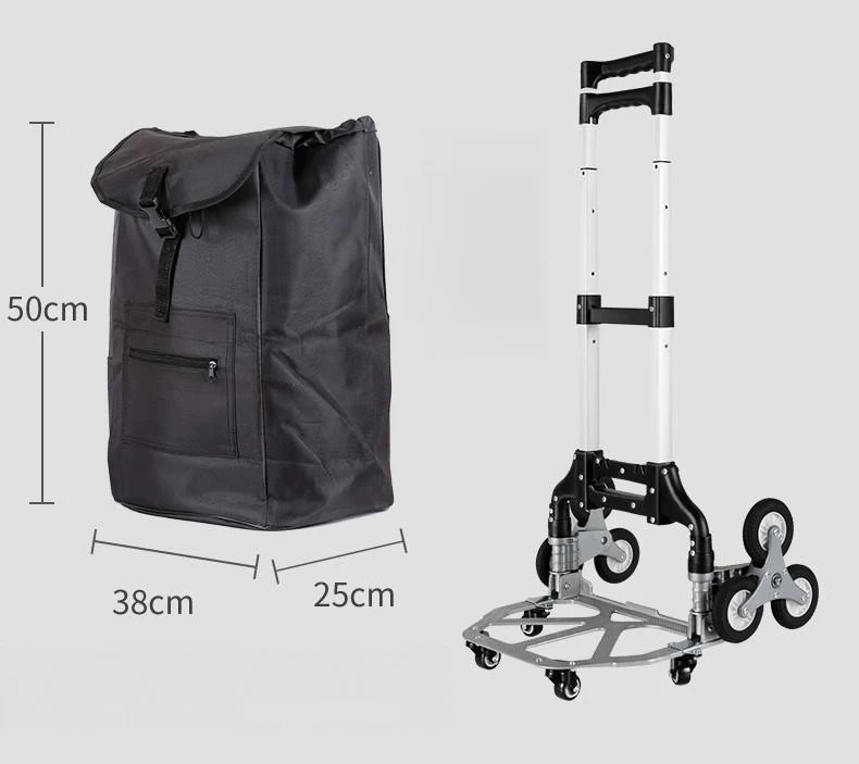Folding Trolley for Upstairs - All Terrain Stair Climbing Cart