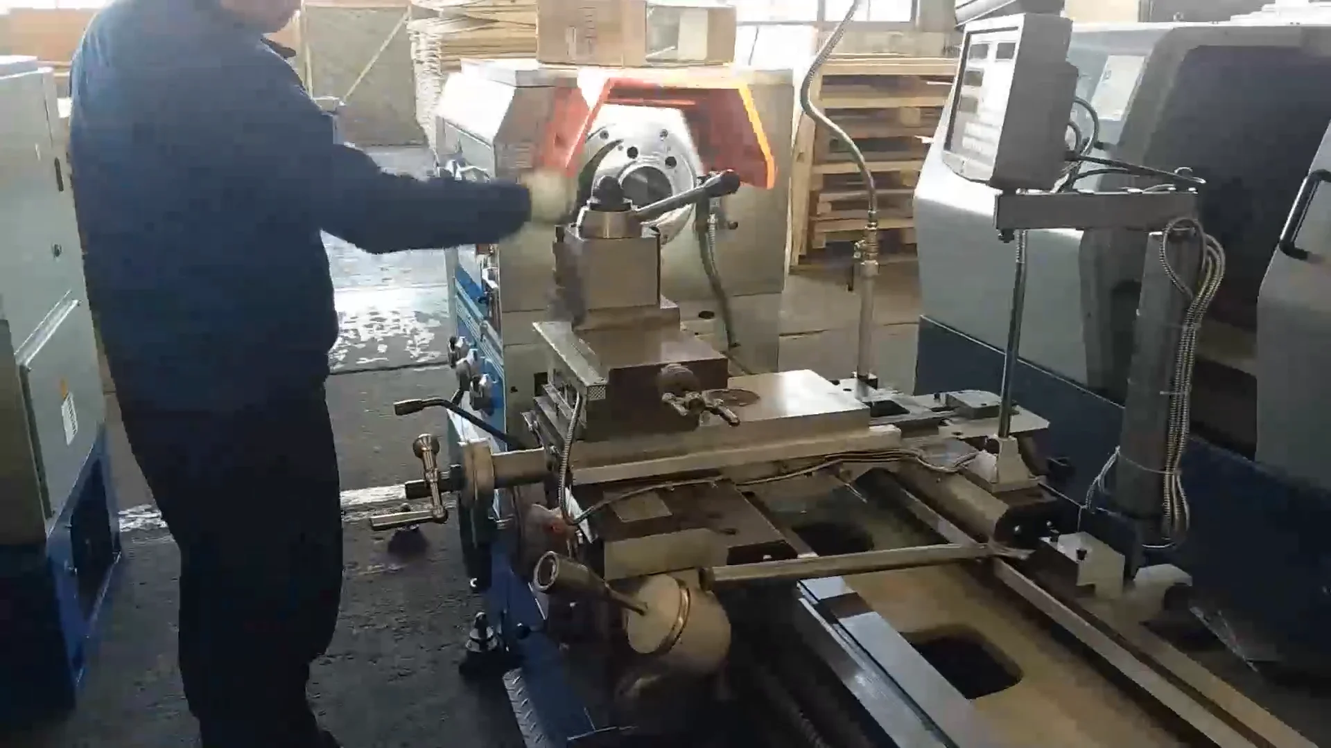 Parallel Lathe Cs6266c 105mm Spindle Bore Heavy Duty Lathe Machining ...