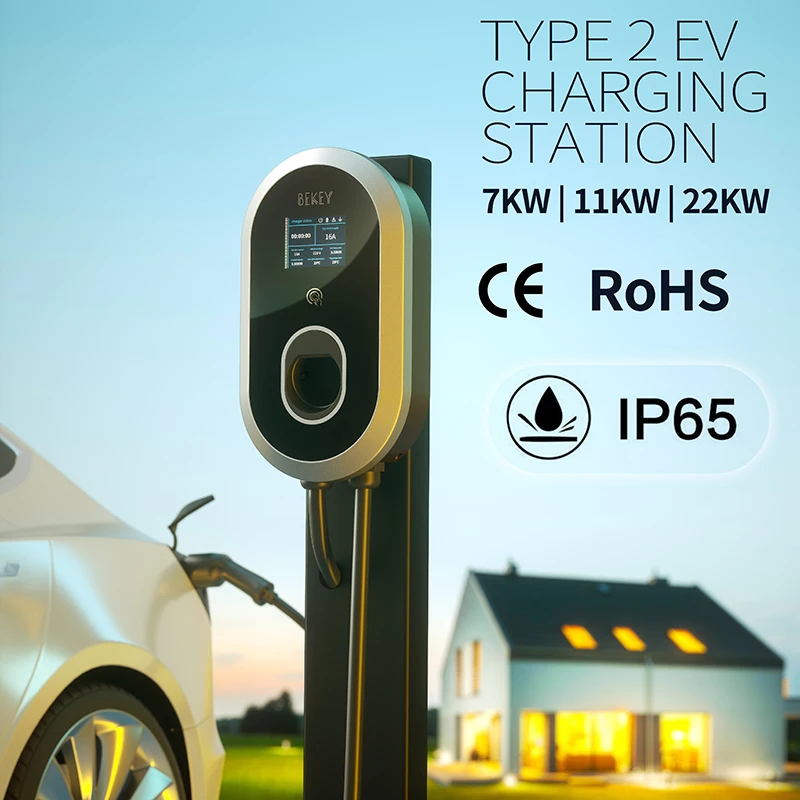 Home Smart Electric Vehicle (ev) Charger,48 Amp Level 2 Evse,Indoor ...