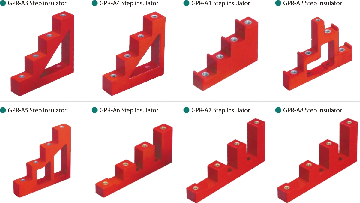GPR-A1 Bus Bar Step Insulator - Low Voltage & High Strength