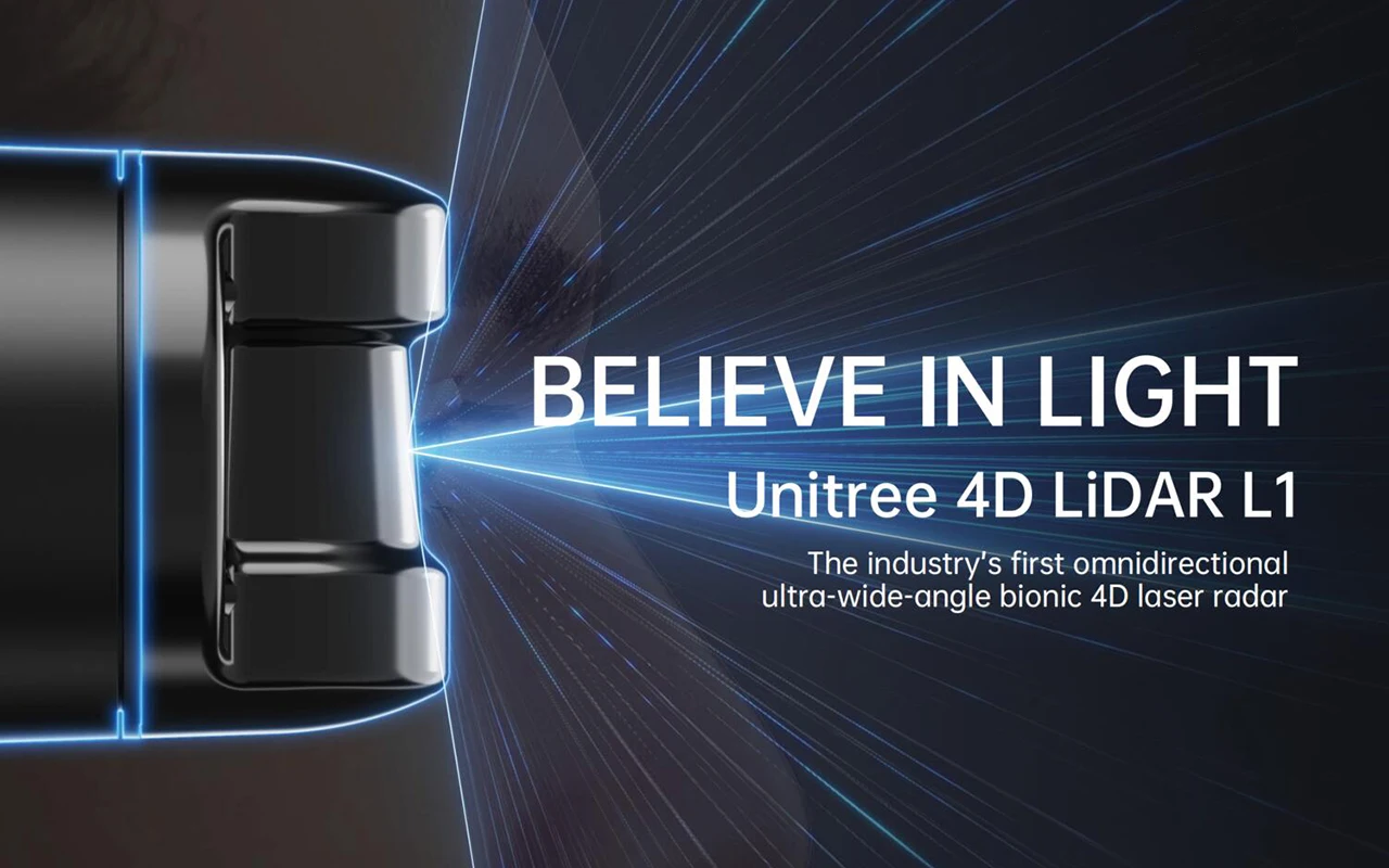 Unitree L1 Bionic 4D Lidar 360 Degree omnidirectional ultra-wide-angle ...