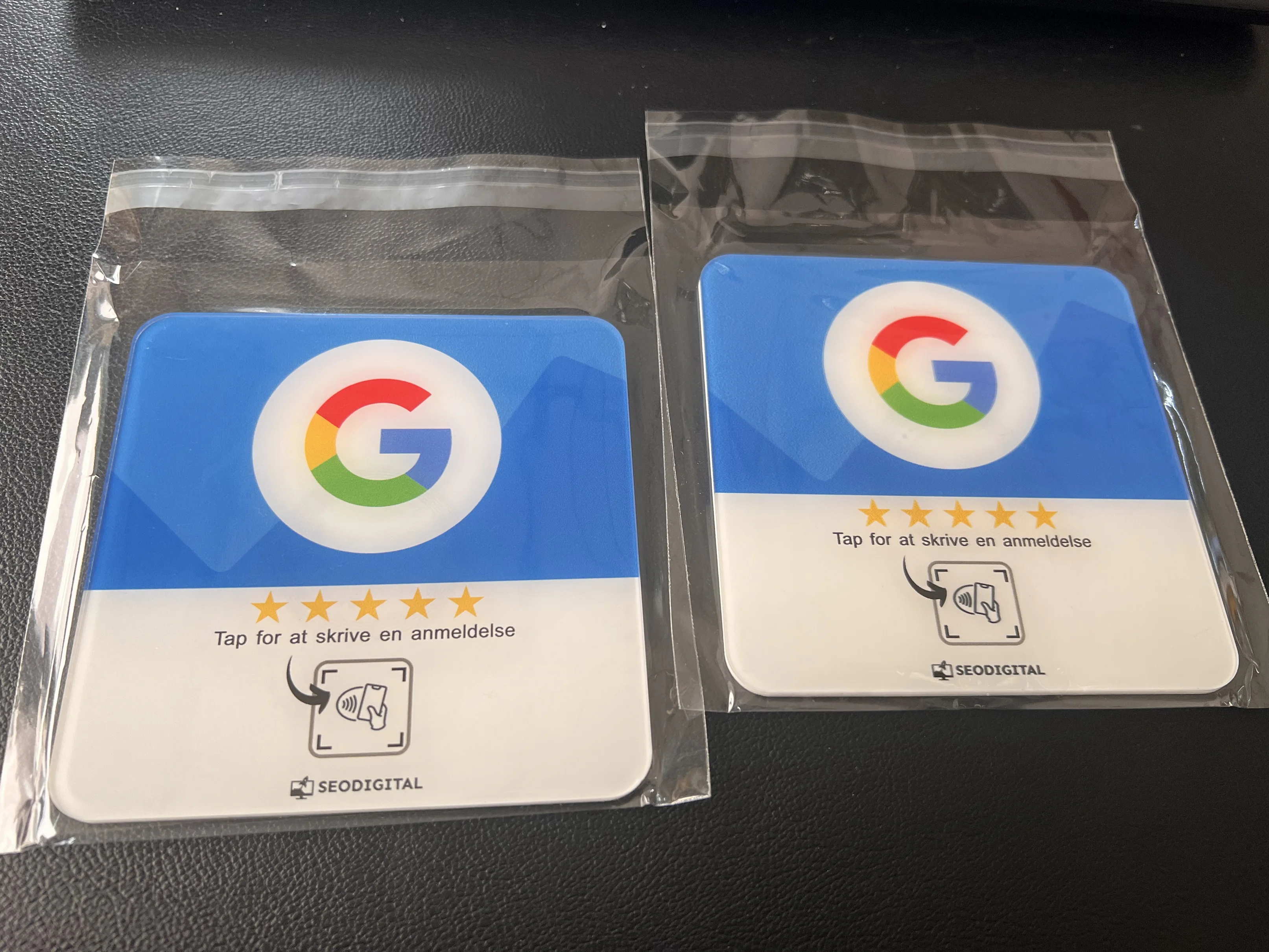 Google Nfc Menu Qr Code Acrylic Nfc Review Plate For Google / Facebook ...