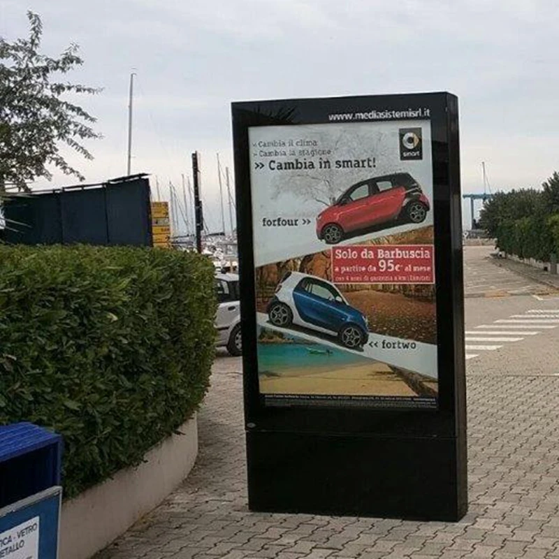 Advertising Led Mupi Billboard Outdoor Full Color Led Digital Mupi ...