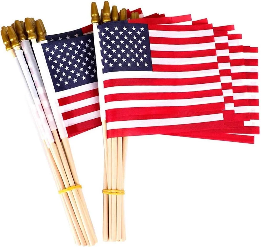 Customize Logo 5x8 Inch Mini Game Party Event Flag Usa Mexican National ...