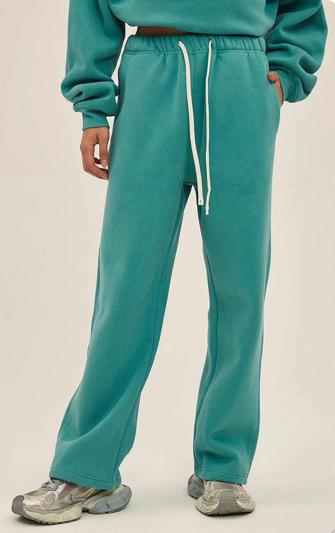 Breathable Men's Wide Leg Flared Sweatpants | Customizable Oem