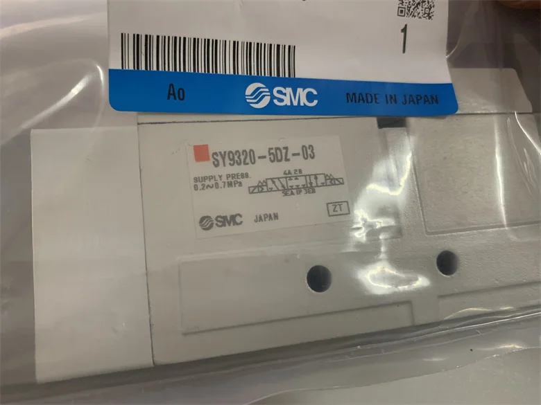 Smc 5-way Solenoid Valve Direct Piping Type 3-position Center Seal ...