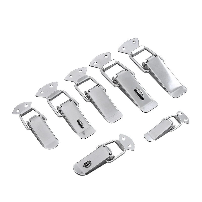 Stainless Steel Spring Loaded Safety Snap Lock Adjustable Toggle Catch ...