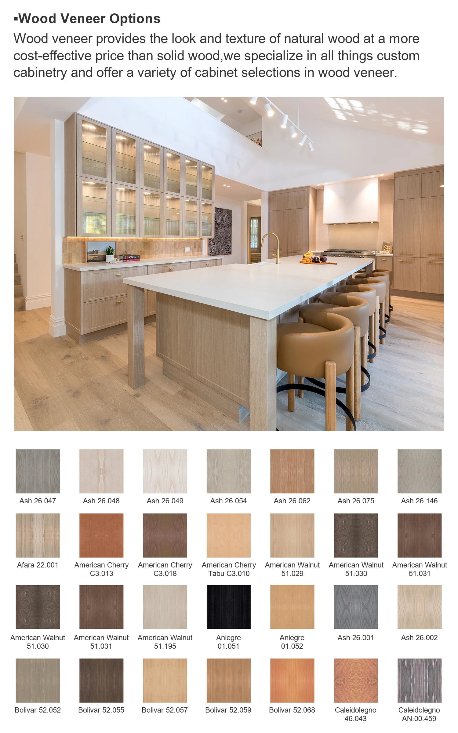 White Oak Solid Wood Inset Frame Kitchen Cabinet - Durable & Stylish