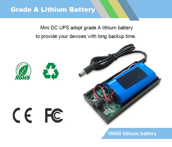 Wgp Ups Router Wifi Backup 1a Battery Supply Power Bank Dc 9v 12v Mini ...