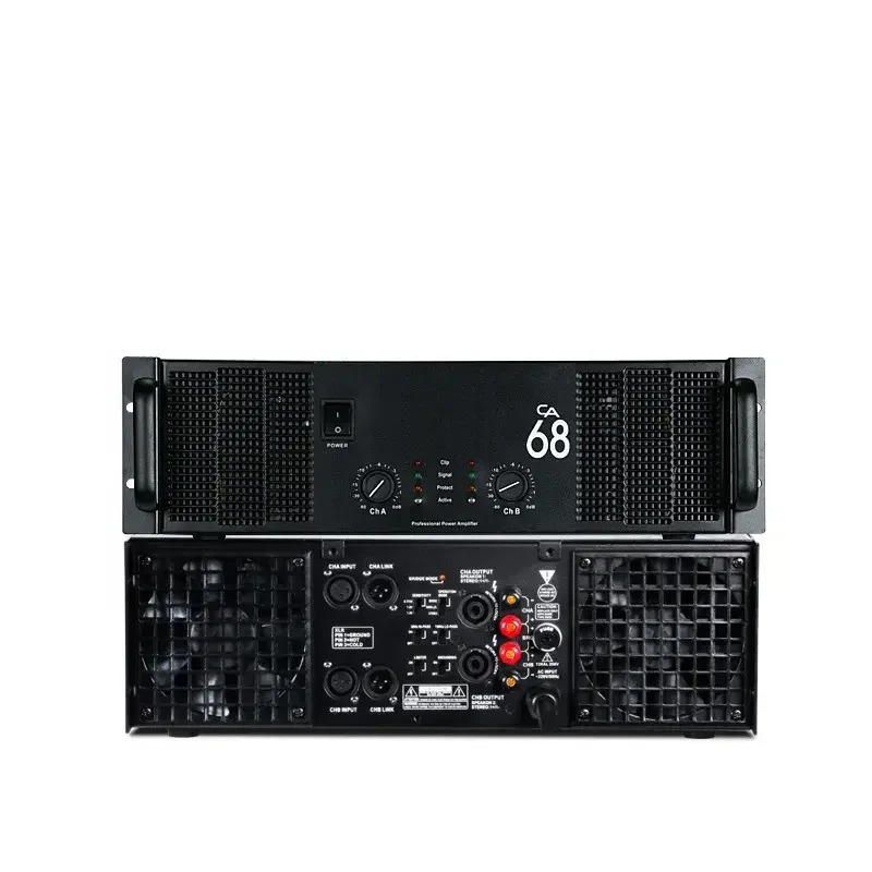 CA68 Power Amplifier - 2000W High Power for Professional Sound